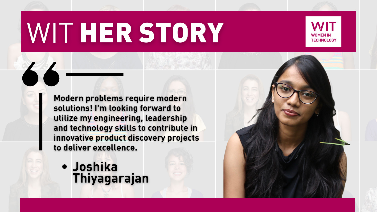 Her Story: Joshika Thiyagarajan - Women in Technology